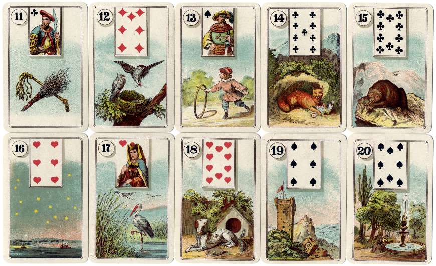 How do I read Lenormand?? – The Fortune Tellers Society